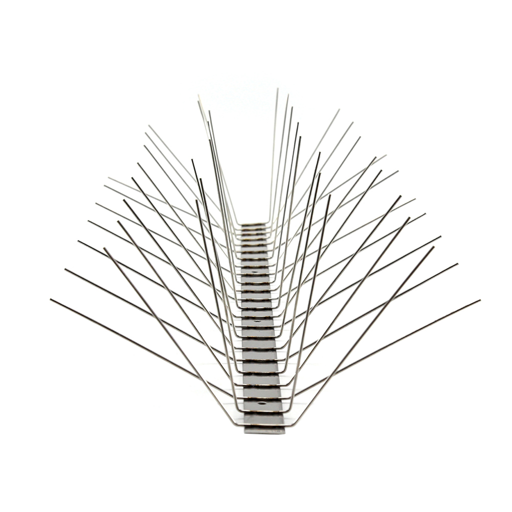 Stainless steel bird spikes for store signboard | Bird Control Products ...